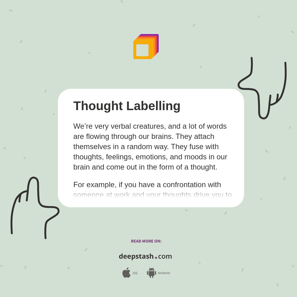 Thought Labelling - Deepstash