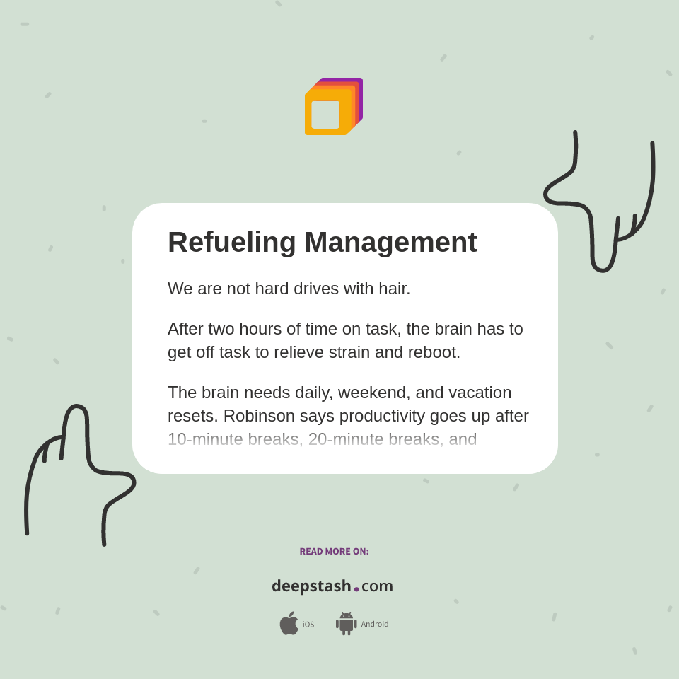 Refueling Management - Deepstash