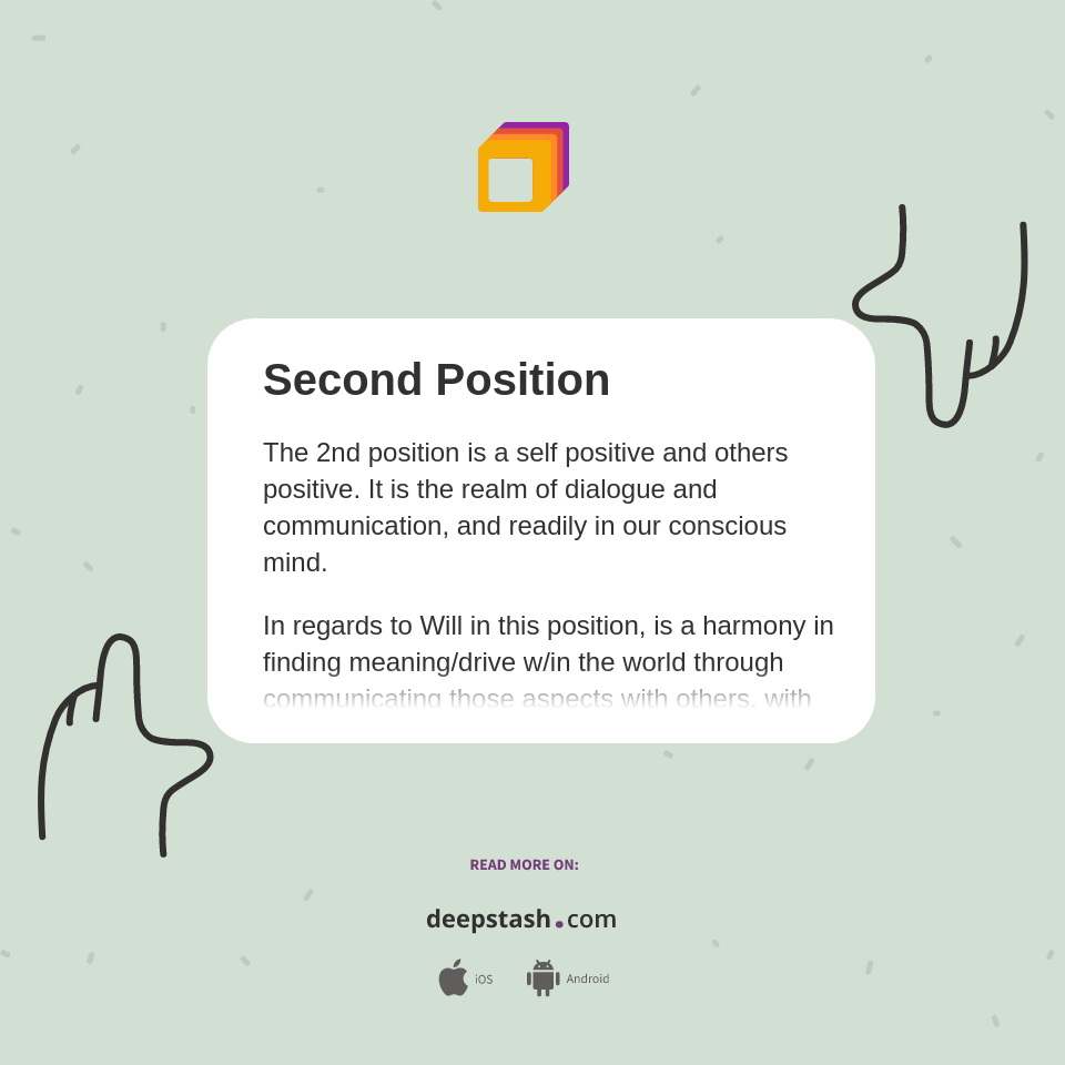 Second Position - Deepstash