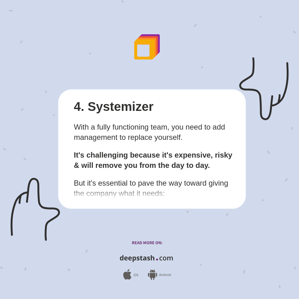 4. Systemizer - Deepstash