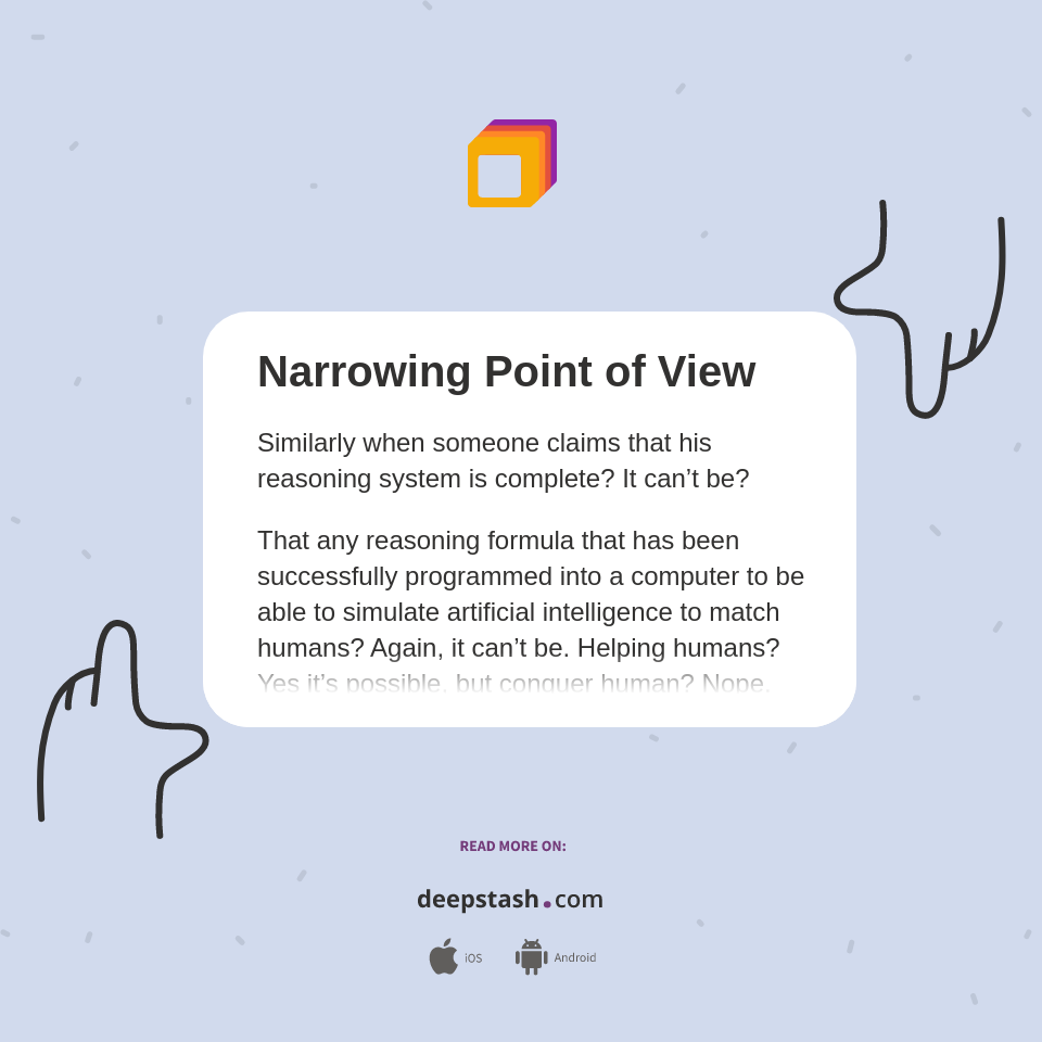 Narrowing Point of View - Deepstash