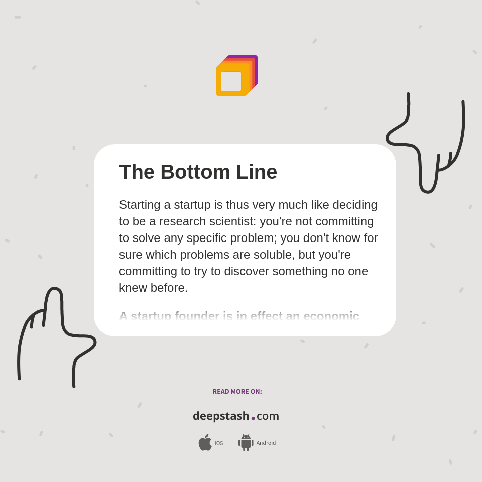 The Bottom Line - Deepstash