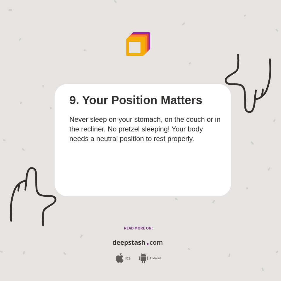 9. Your Position Matters - Deepstash