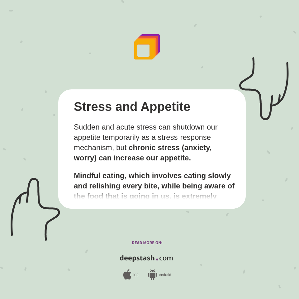 Stress and Appetite - Deepstash