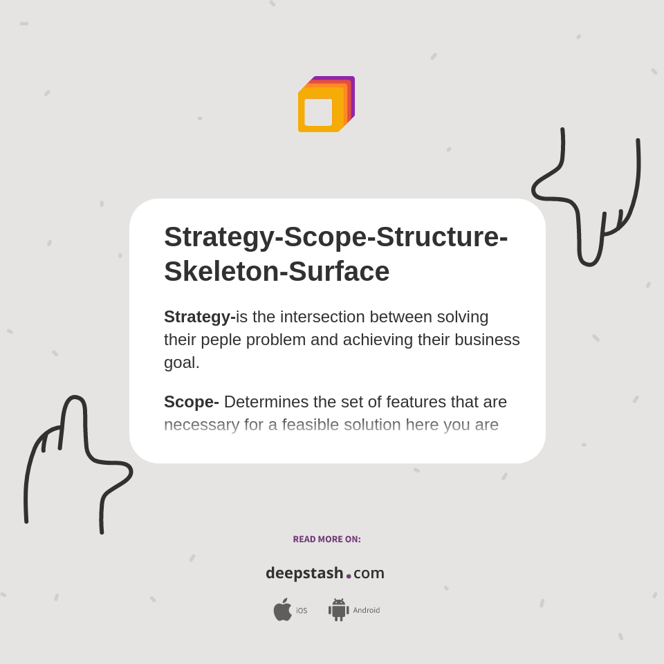 Strategy-Scope-Structure-Skeleton-Surface - Deepstash