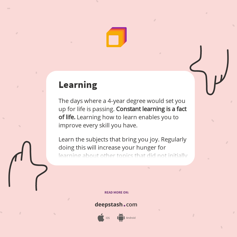 Learning - Deepstash