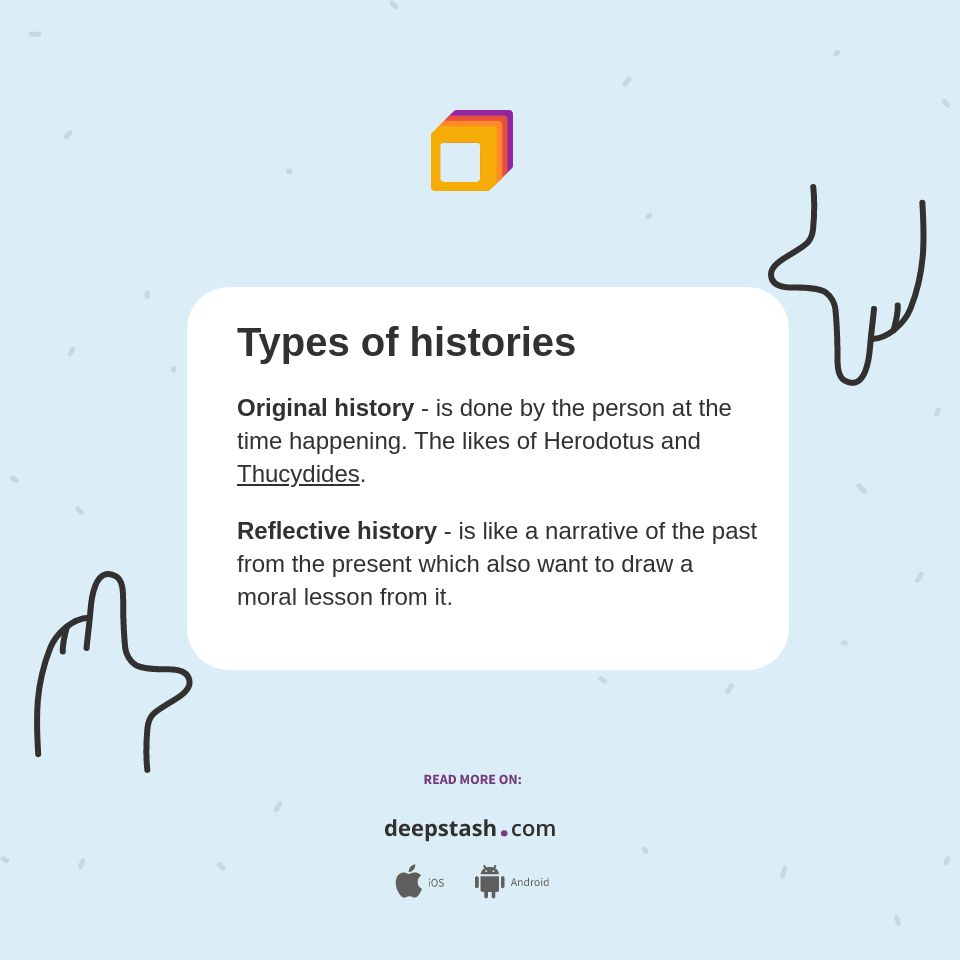 Types of histories - Deepstash