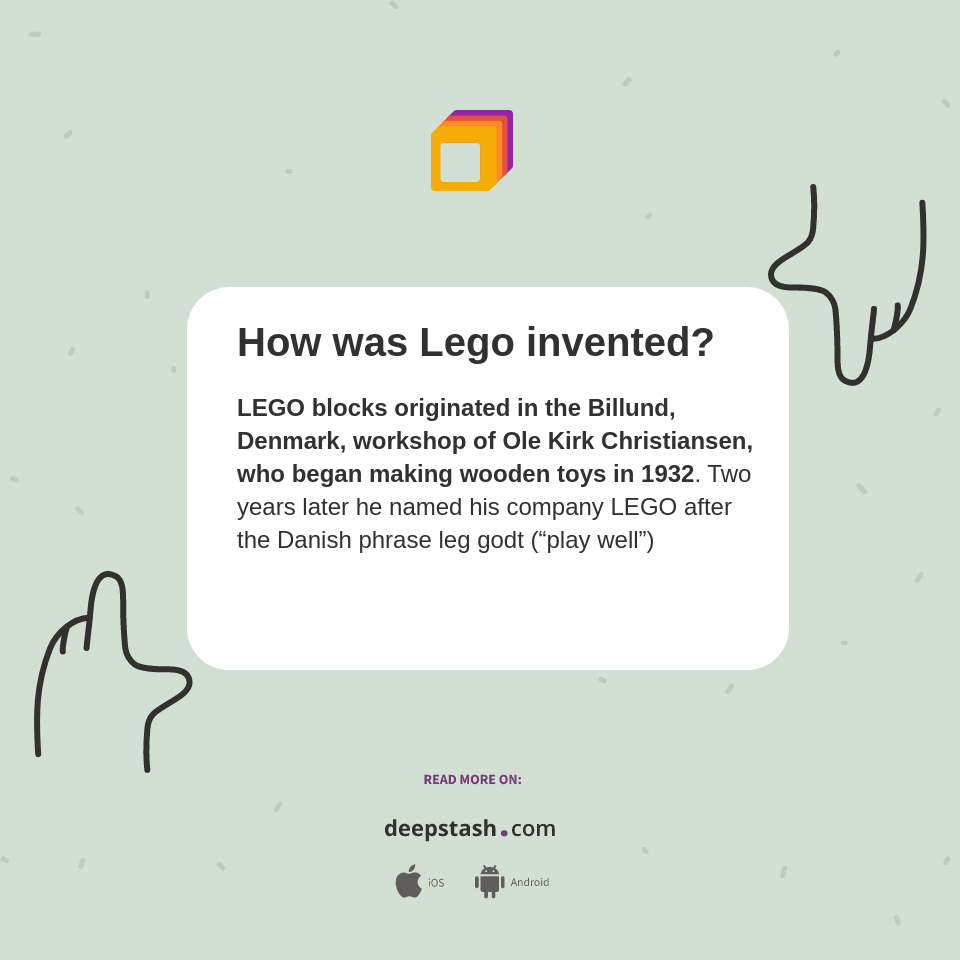 How was Lego invented? - Deepstash
