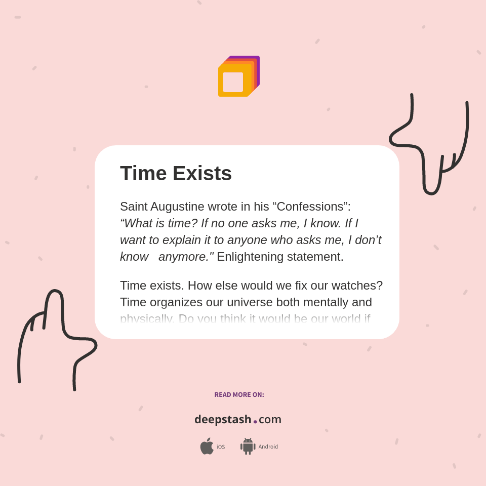 Time Exists - Deepstash