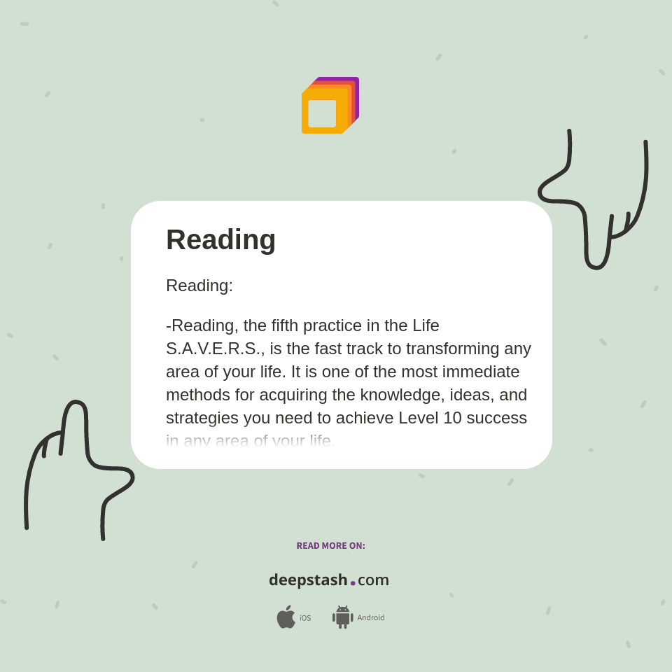 Reading - Deepstash