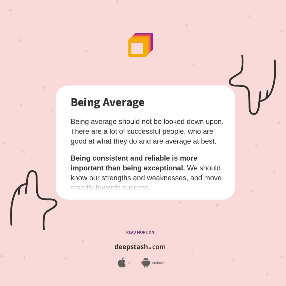 Being Average - Deepstash
