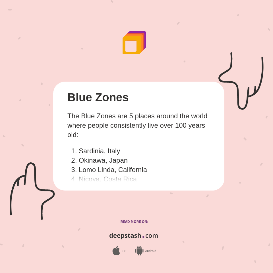 Blue Zones - Deepstash