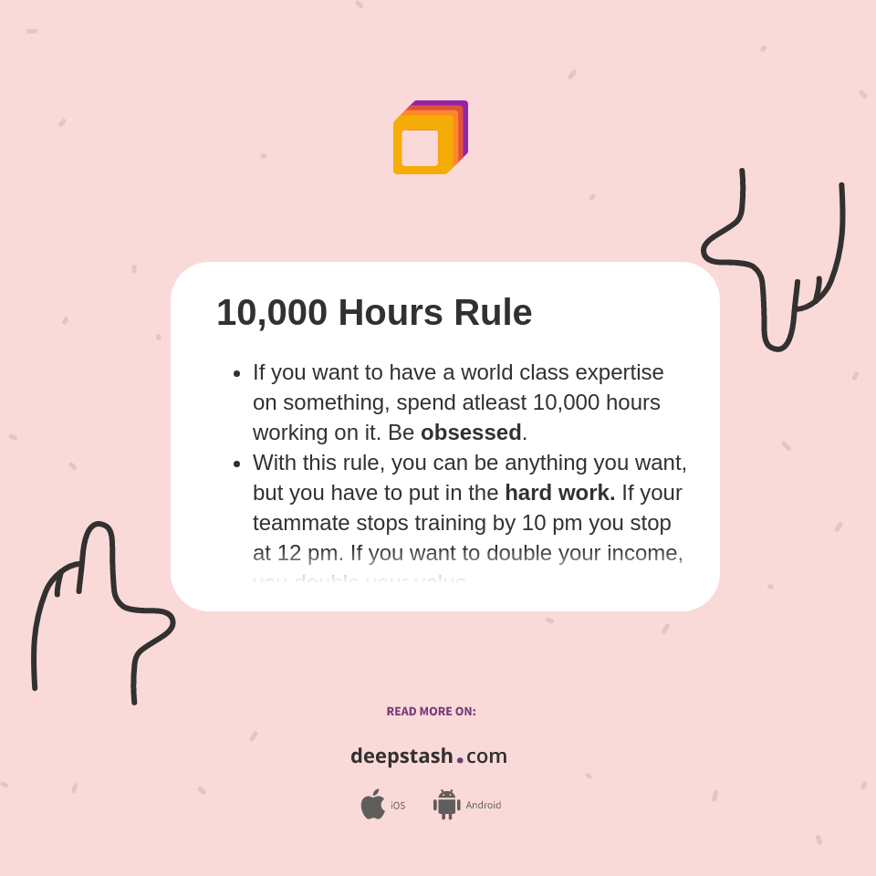 10,000 Hours Rule - Deepstash