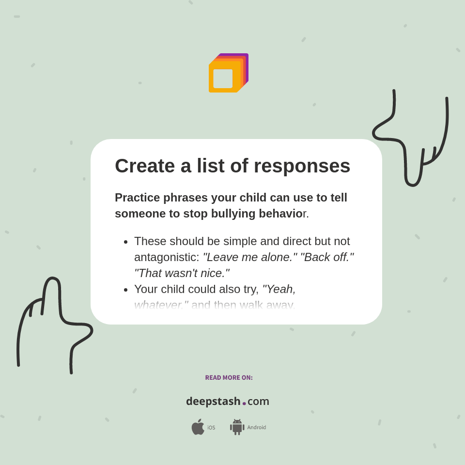 Create a list of responses - Deepstash