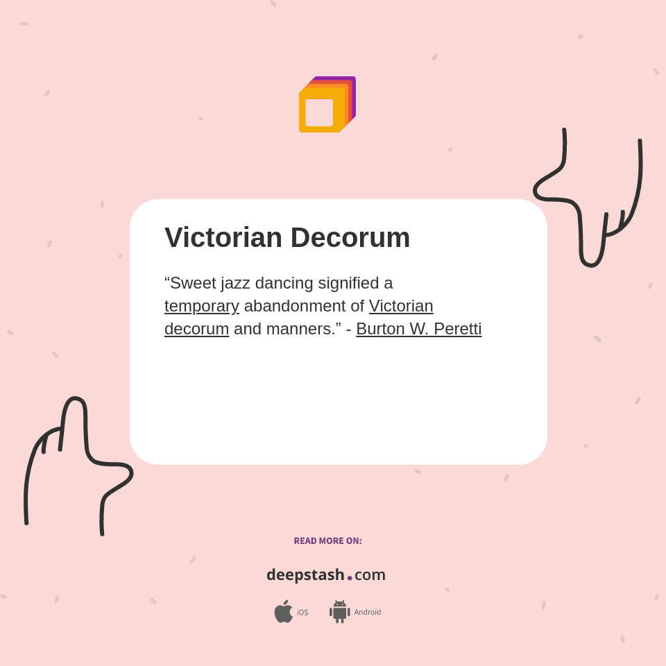 Victorian Decorum - Deepstash