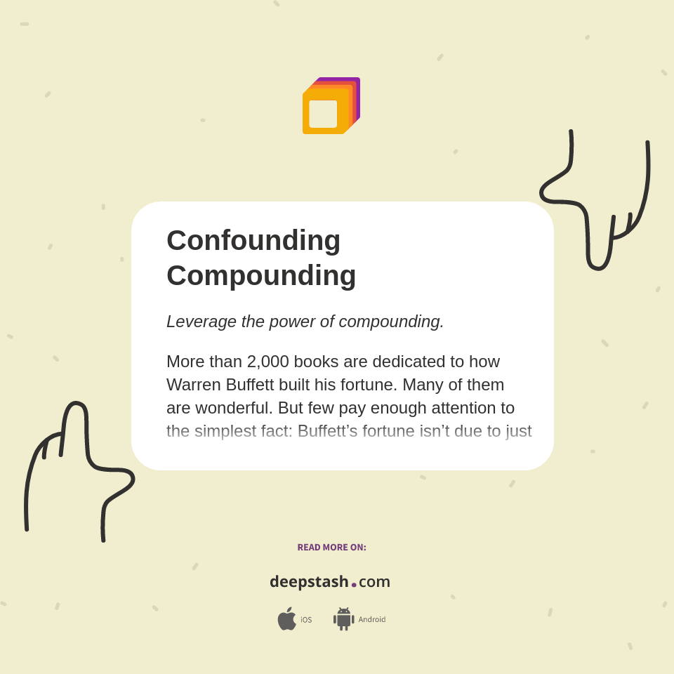 Confounding Compounding - Deepstash