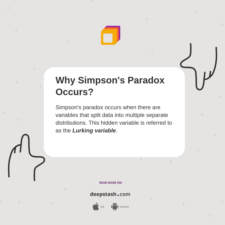Why Simpson's Paradox Occurs? - Deepstash