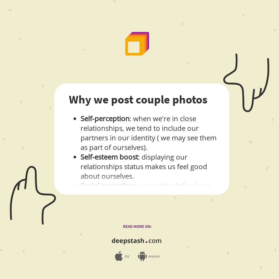 Why we post couple photos - Deepstash