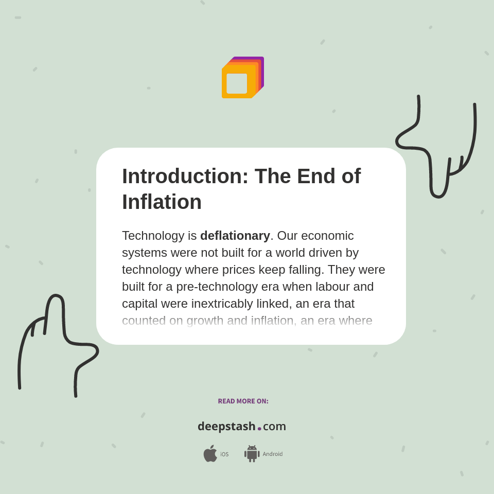 Introduction: The End of Inflation - Deepstash