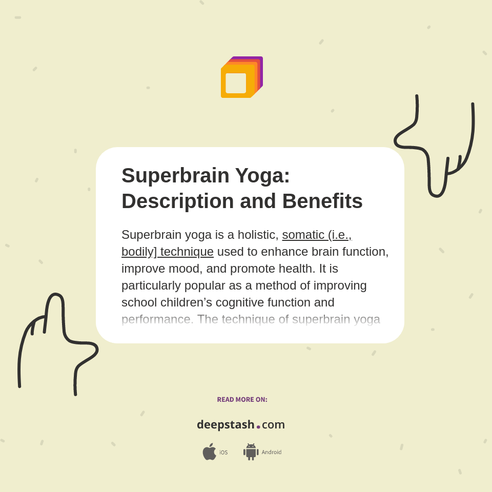 Superbrain Yoga: Description and Benefits - Deepstash