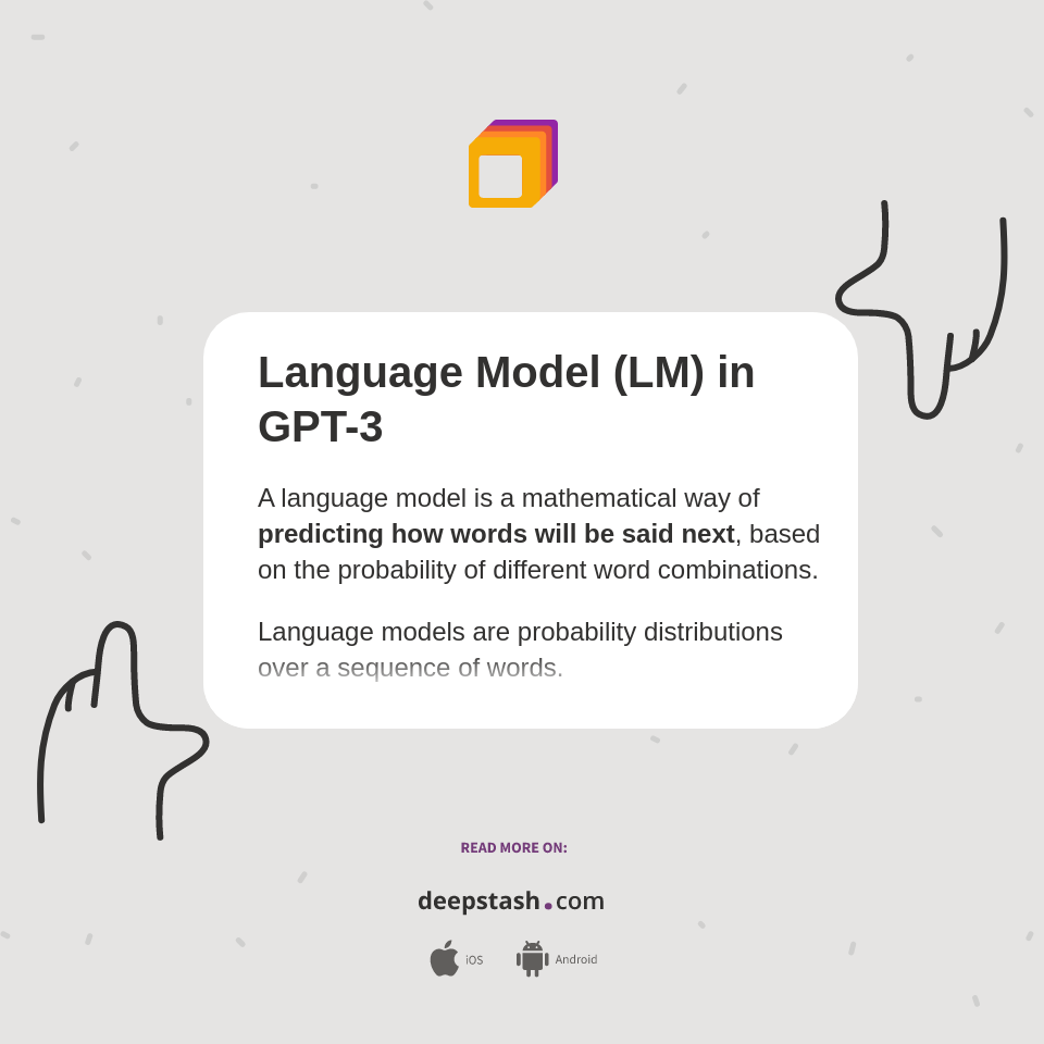 Language Model Lm In Gpt 3 Deepstash 9299