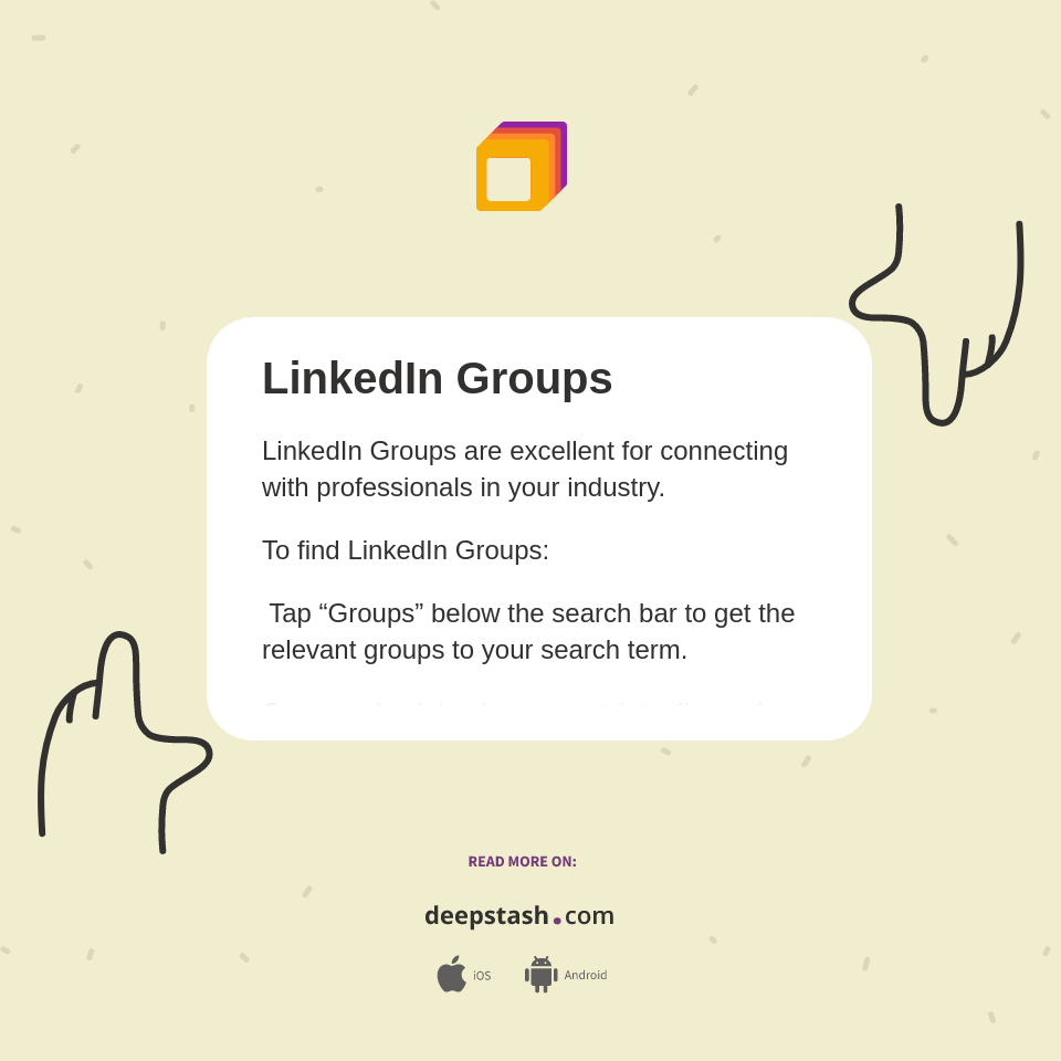 LinkedIn Groups - Deepstash