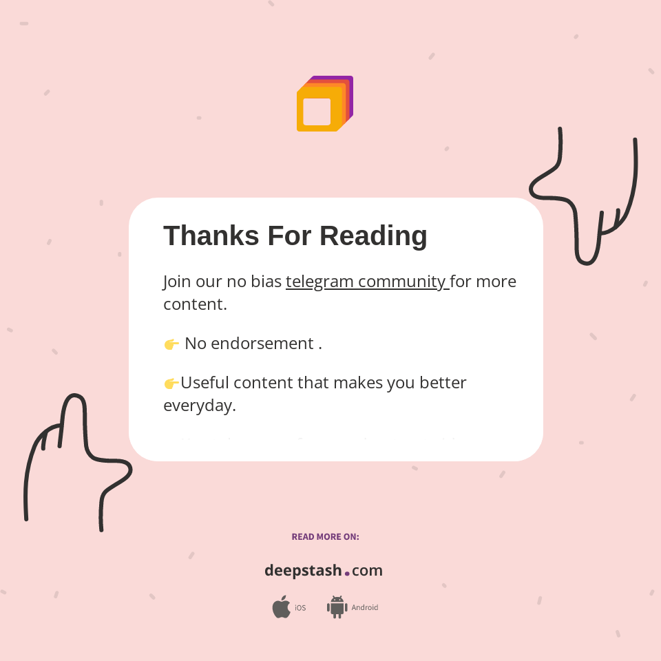 Thanks For Reading - Deepstash