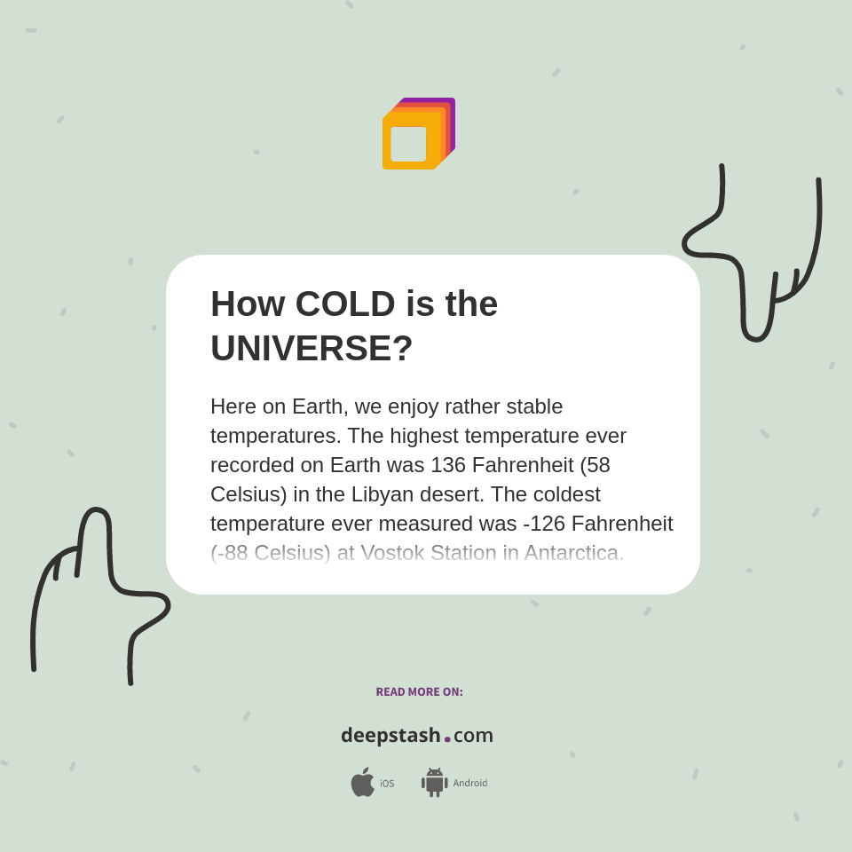 How COLD is the UNIVERSE? - Deepstash