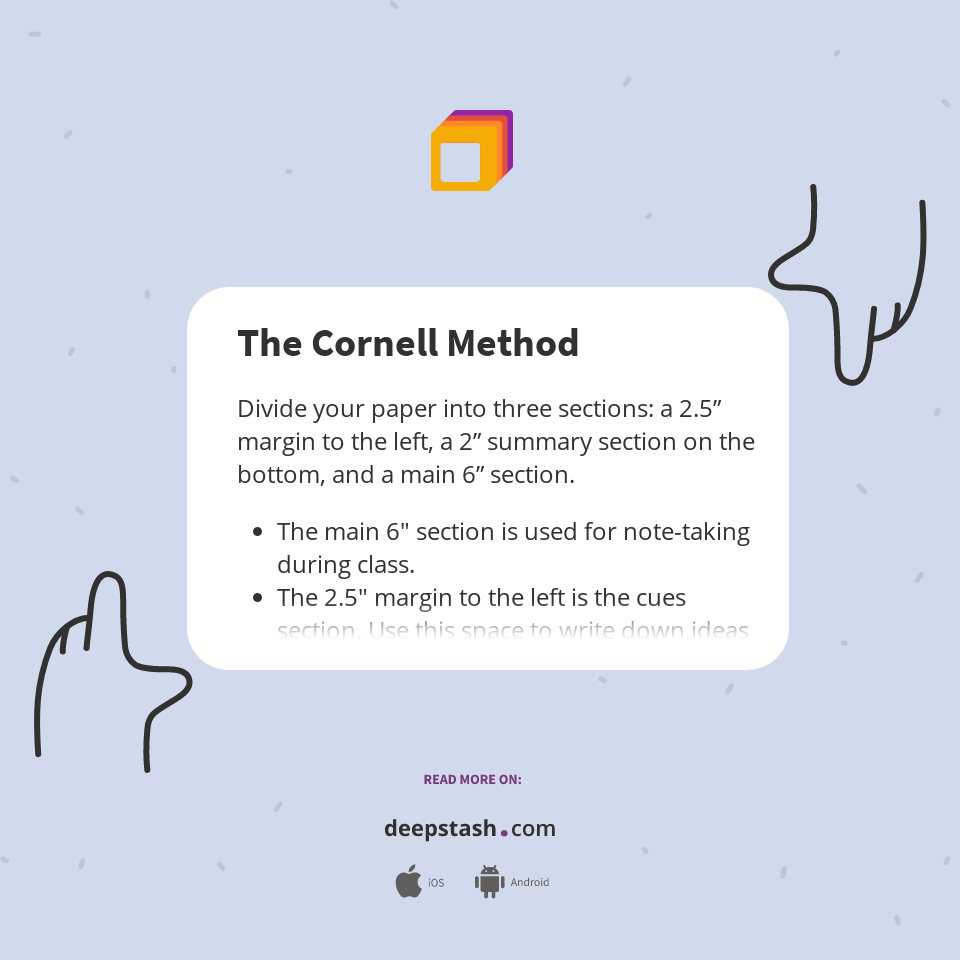 The Cornell Method - Deepstash