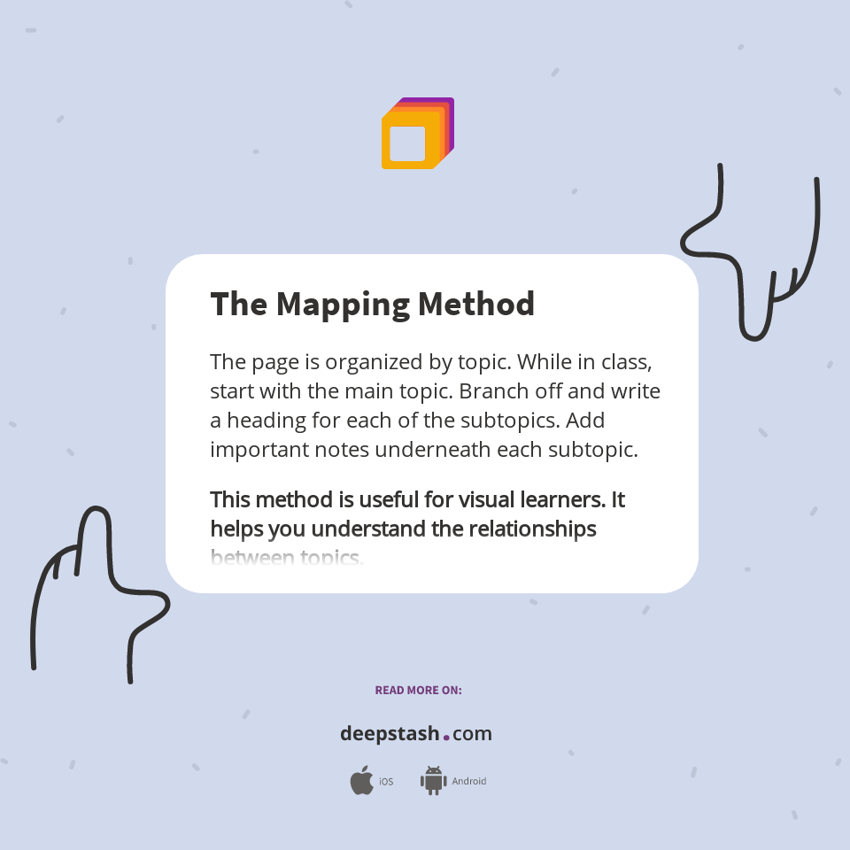 The Mapping Method - Deepstash
