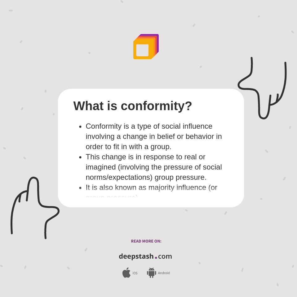 What is conformity? - Deepstash