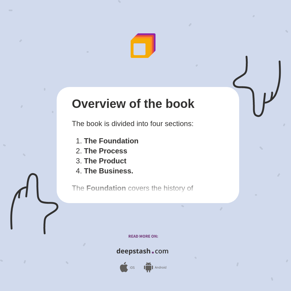 Overview of the book - Deepstash