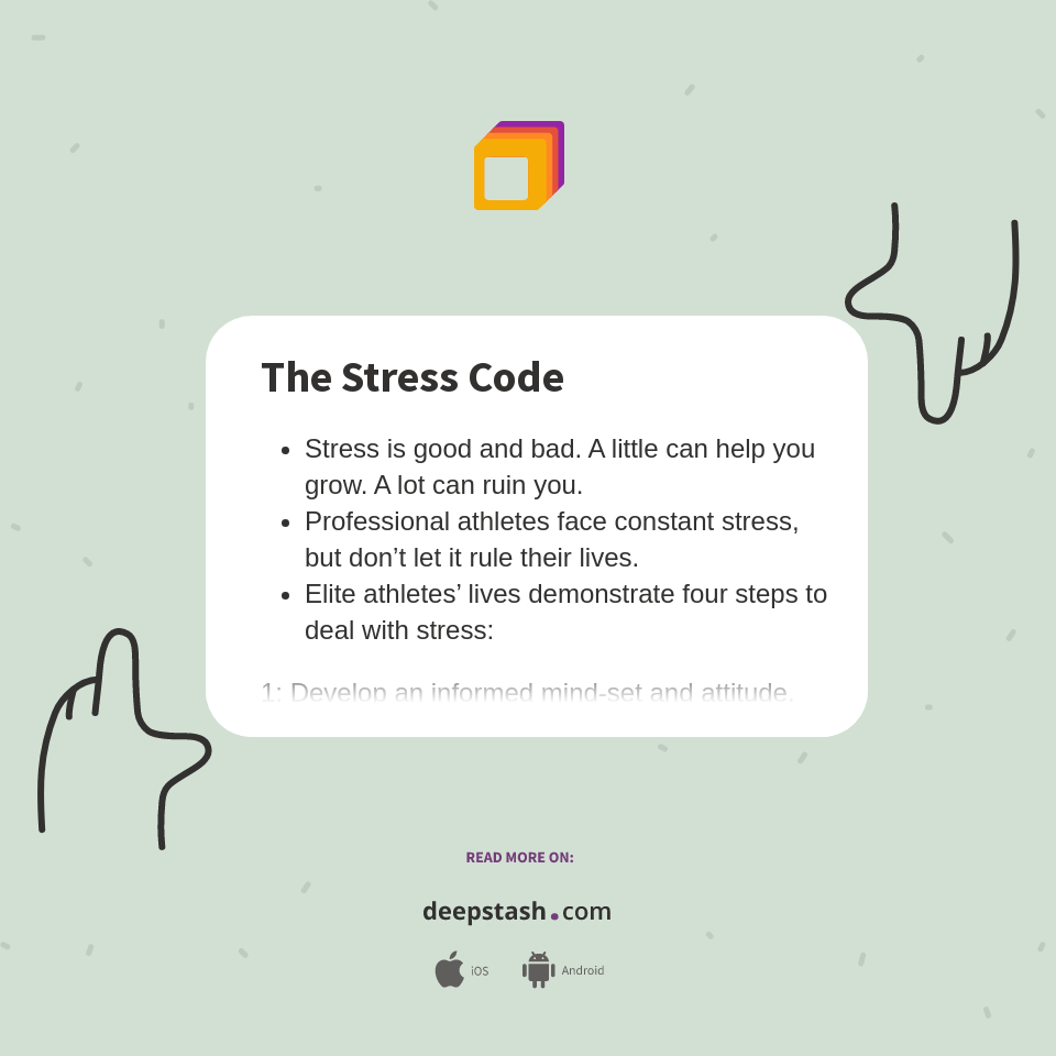 The Stress Code - Deepstash