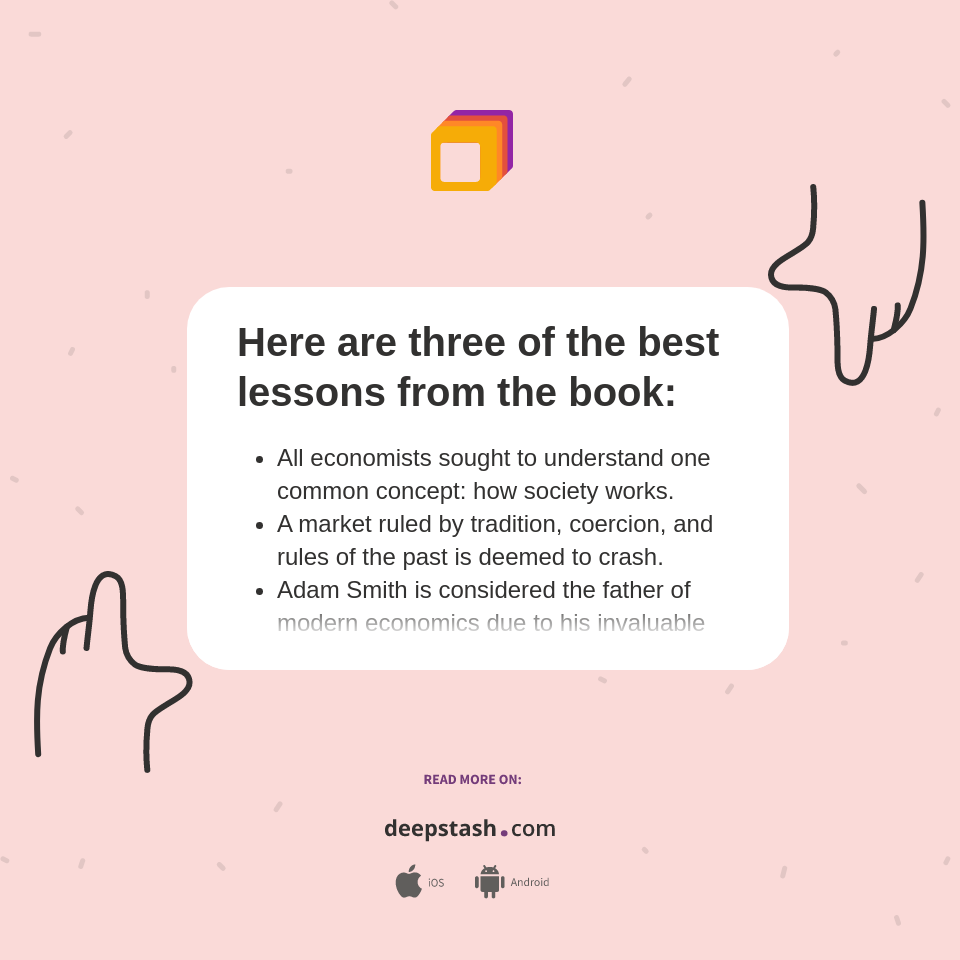 Here are three of the best lessons from the book: - Deepstash