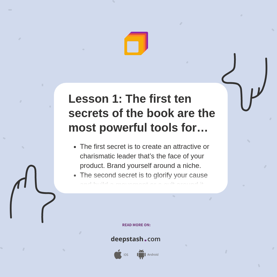 Lesson 1: The first ten secrets of the book are the most powerful tools for everyone looking to ...