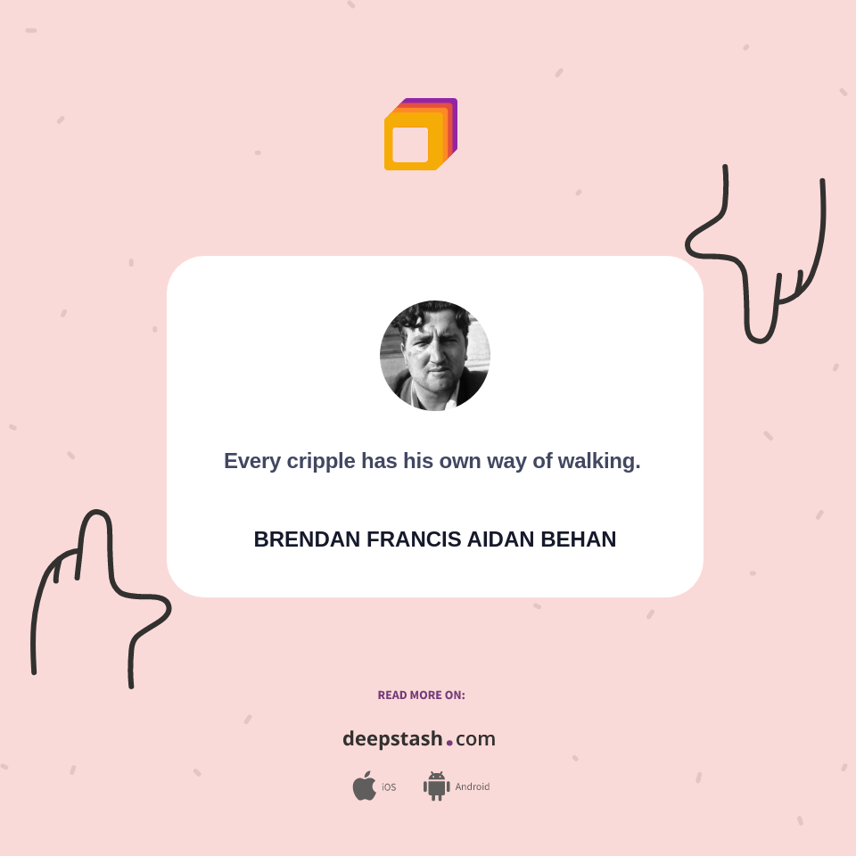Quote by BRENDAN FRANCIS AIDAN BEHAN - Deepstash