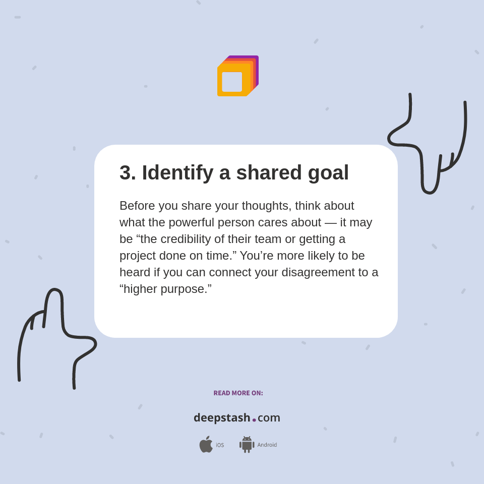 3. Identify a shared goal - Deepstash