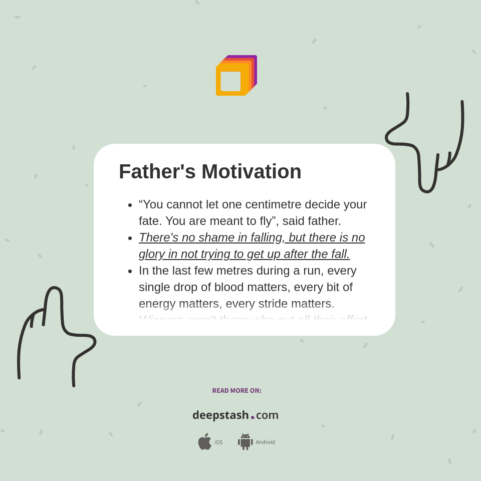 Father's Motivation - Deepstash