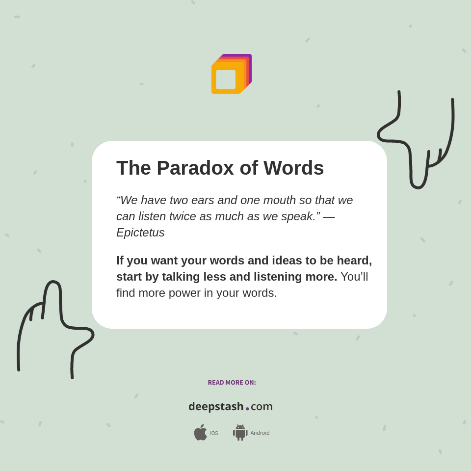 The Paradox of Words - Deepstash