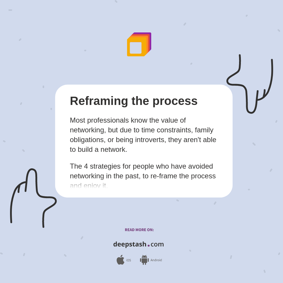 Reframing the process - Deepstash