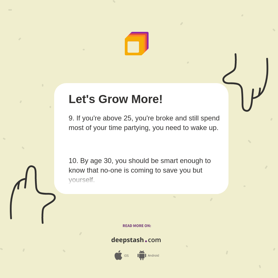 Let's Grow More! - Deepstash