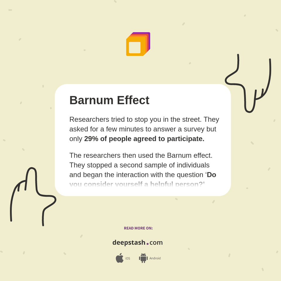 Barnum Effect - Deepstash