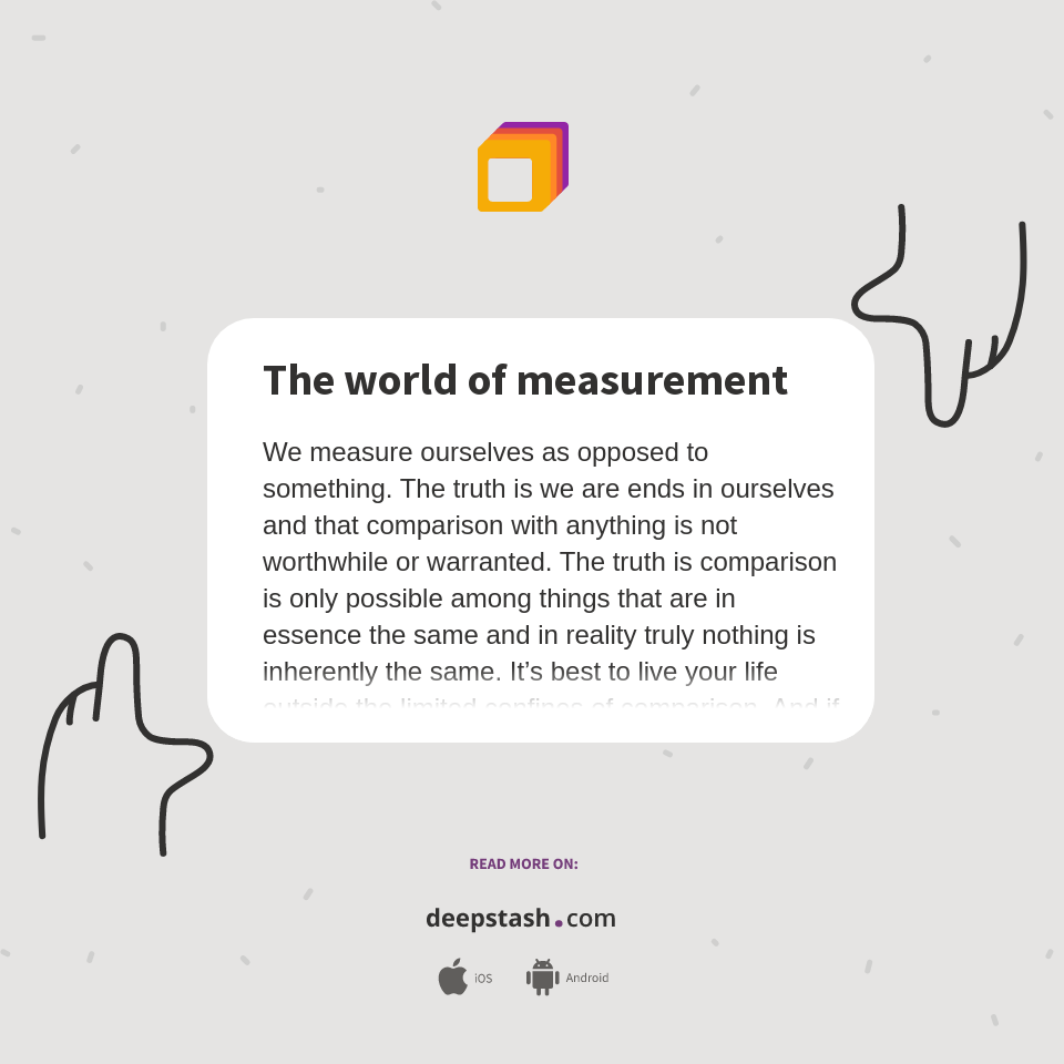 The world of measurement - Deepstash