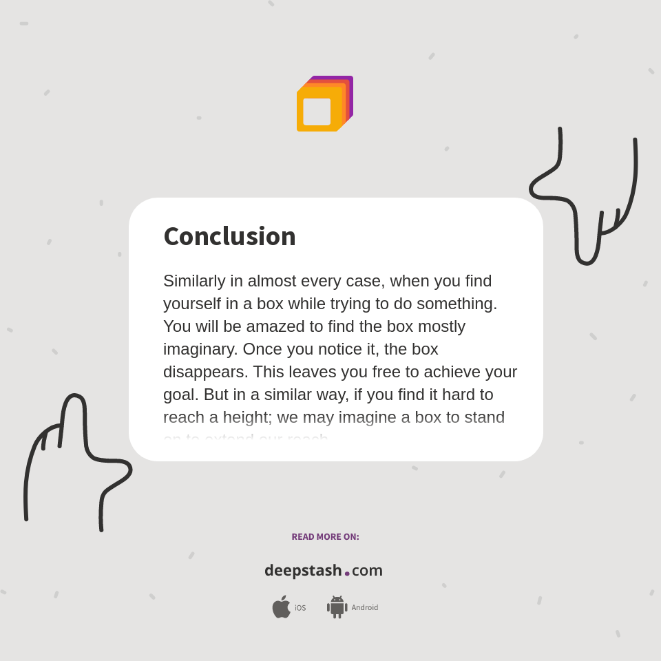 Conclusion - Deepstash