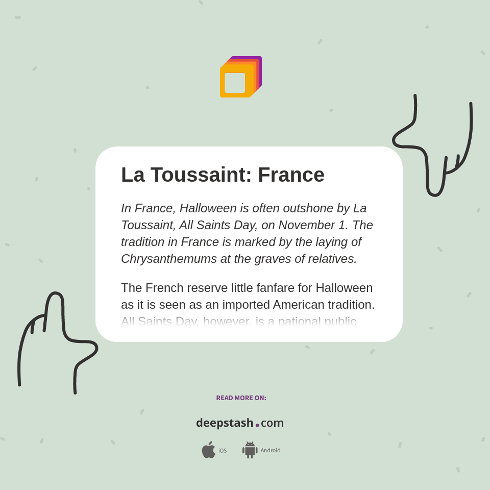 La Toussaint: France - Deepstash