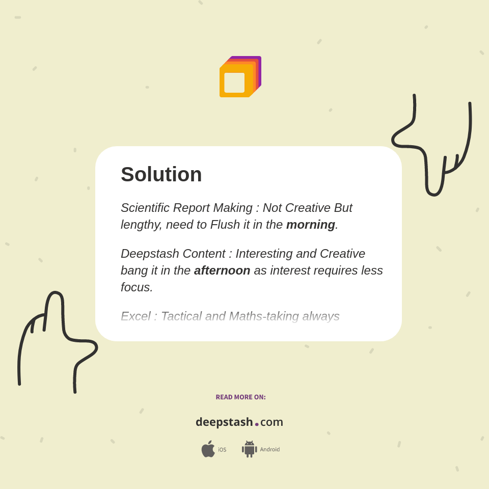 Solution - Deepstash