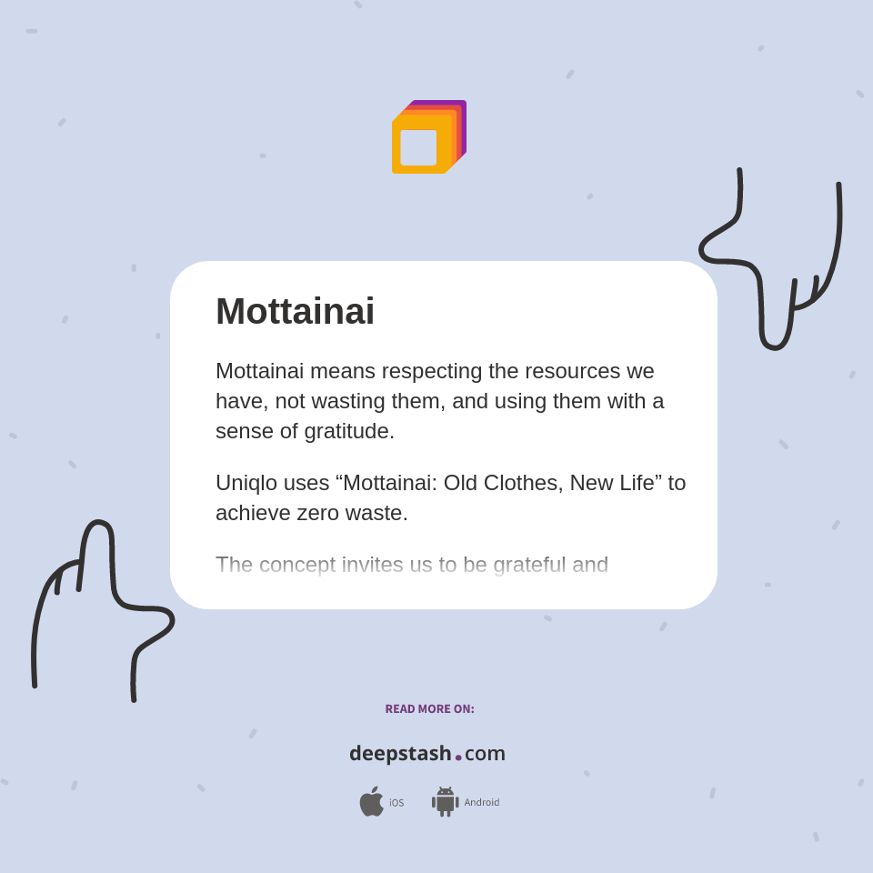 Mottainai - Deepstash