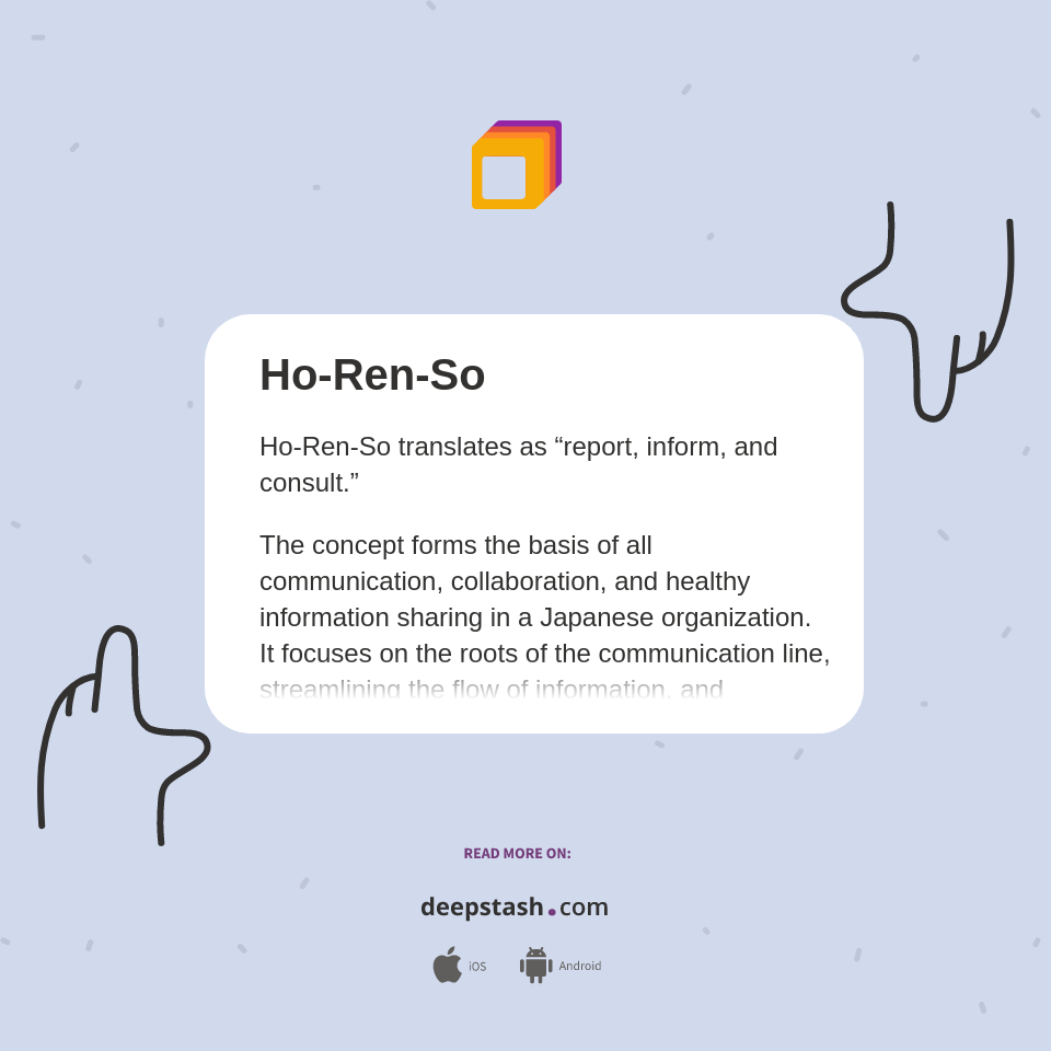 Ho-Ren-So - Deepstash