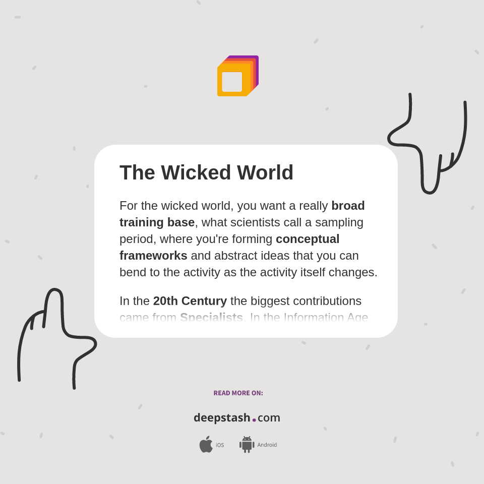 The Wicked World - Deepstash