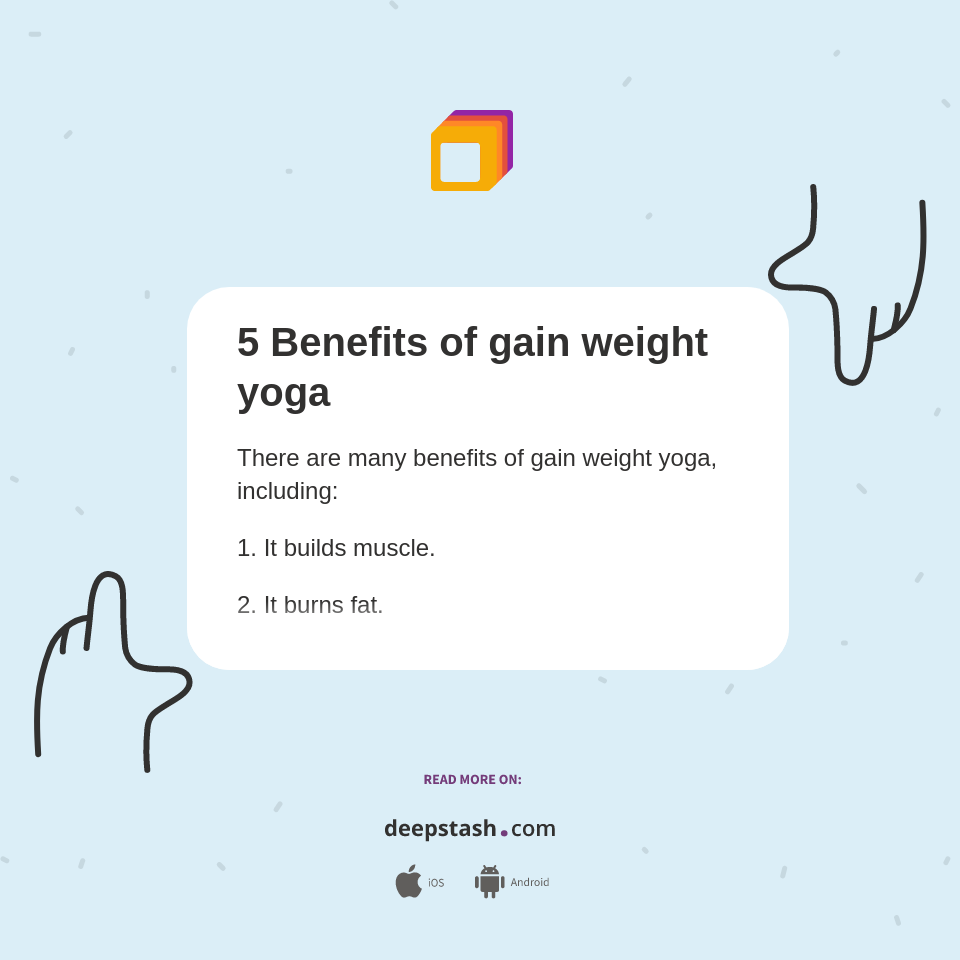 5 Benefits of gain weight yoga - Deepstash